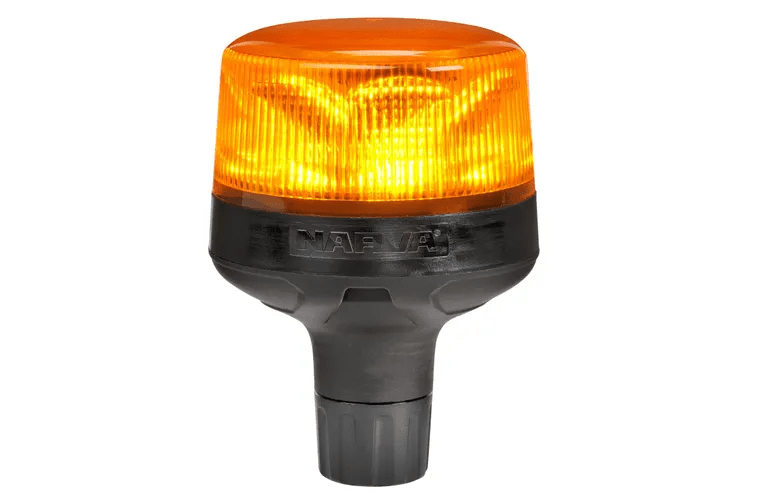 9-33 VOLT SHORT PROFILE EUROTECH II LED STROBE/ROTATOR (AMBER), FLEXIB