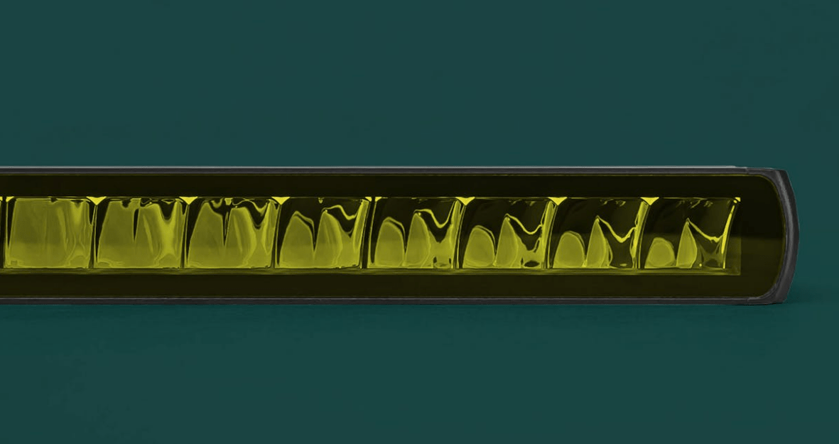 ST1K 21.5 Inch E-Mark LED Light Bar - Yellow