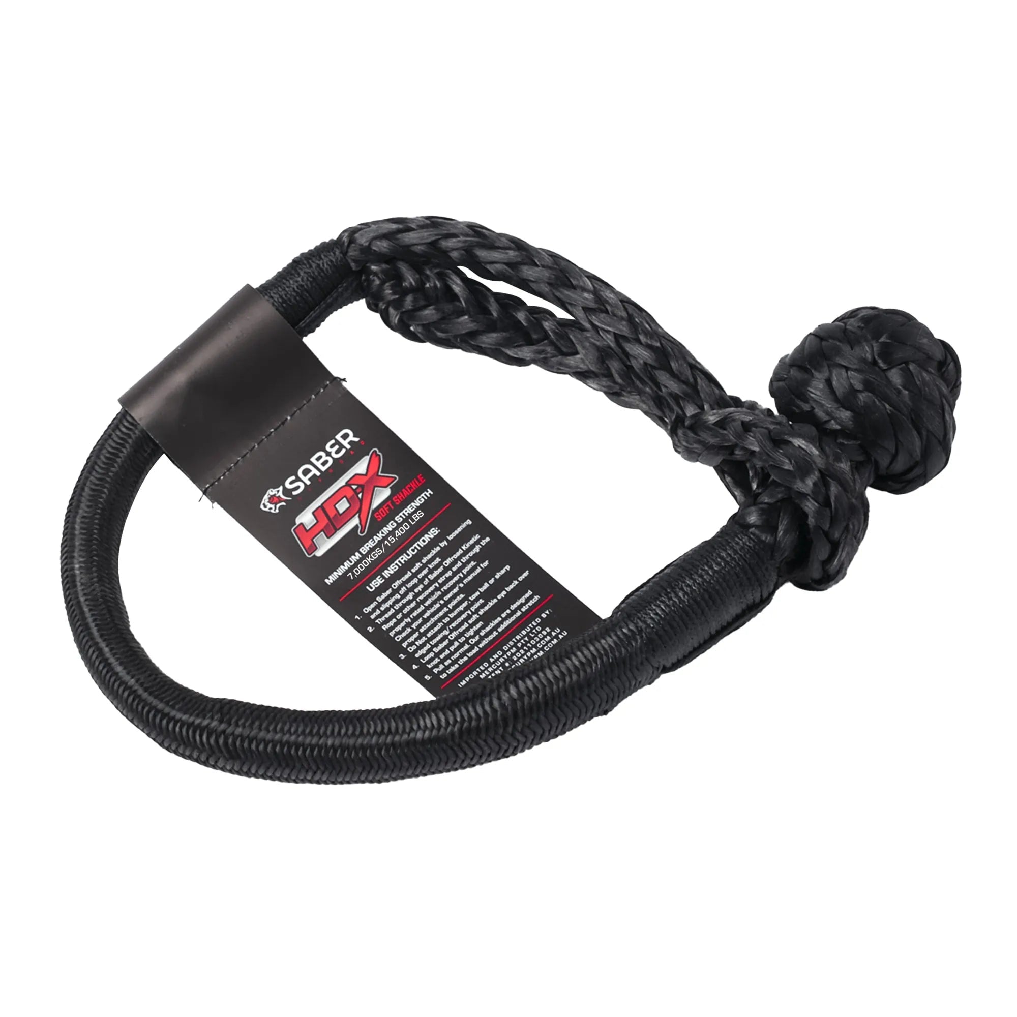 7,000KG HDX Technora Bound Soft Shackle